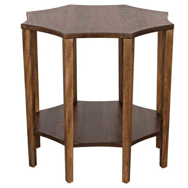 Noir - Ariana Side Table, Dark Walnut - GTAB335DW | American Home Furniture