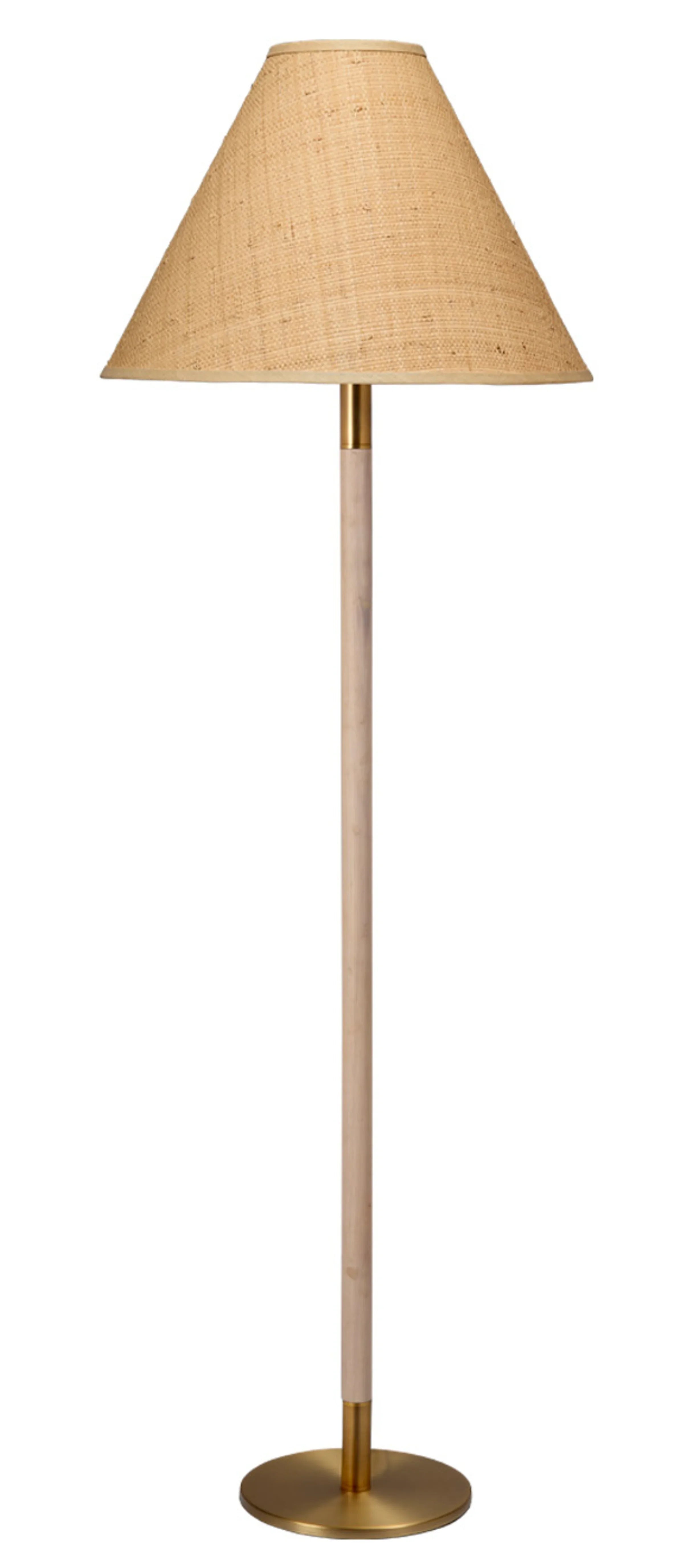 Jamie Young Morgana Metal and Wood Floor Lamp - 1MORG-FLAB – American ...