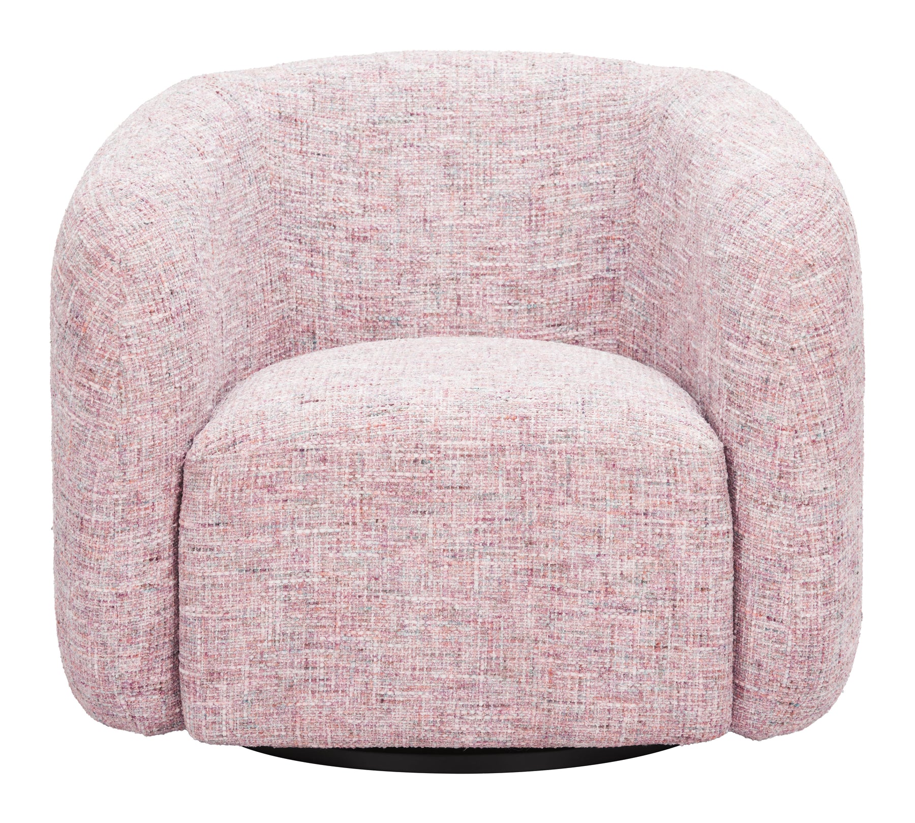 Refine Swivel Chair Pink Tweed
