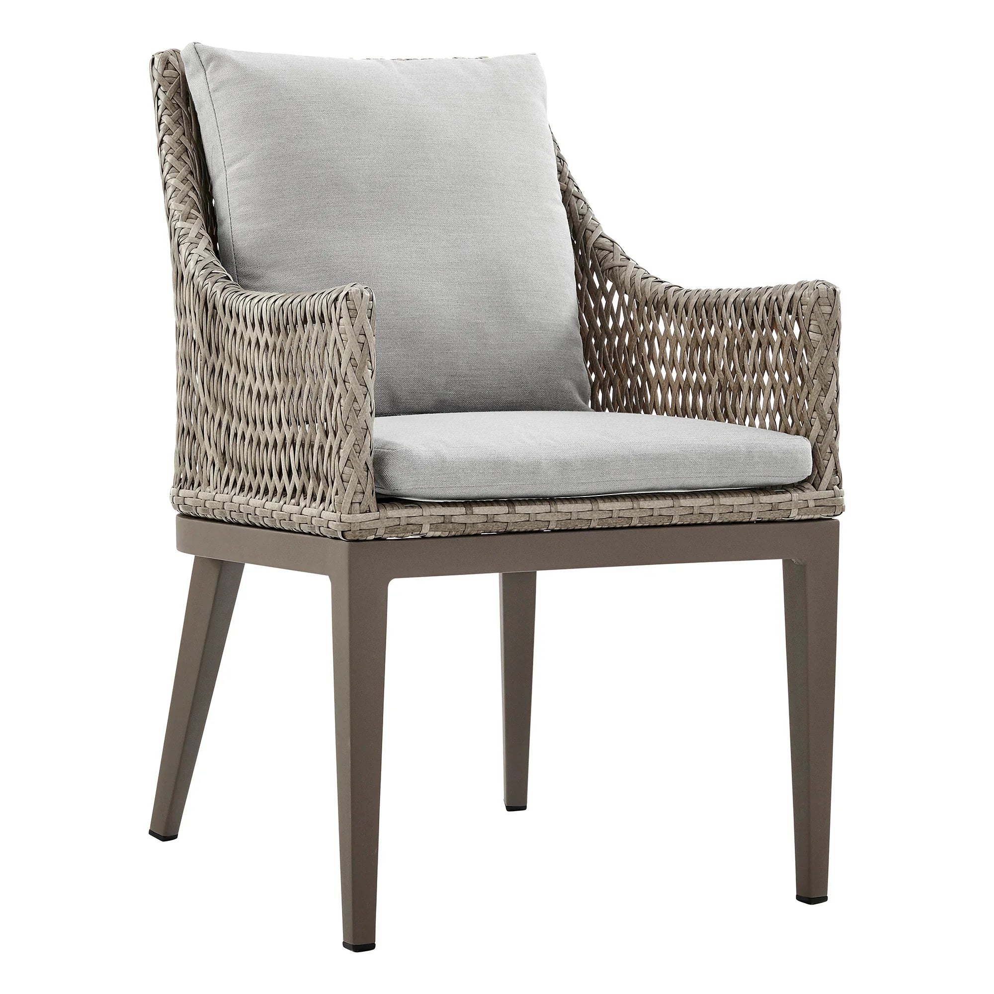 American Home Furniture Armen Living Silvana Outdoor Dining Chair Set ...