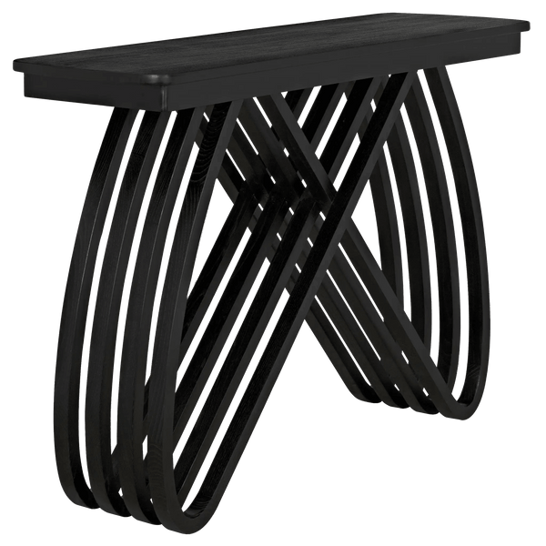 Noir - Infinity Console - AE-250CHB | American Home Furniture