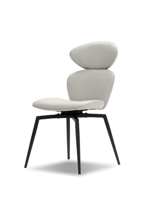 Mobital - ANTLER Dining Chair Swivel - Set Of 2 - DCH-ANTL-TAUP-PCBLA ...