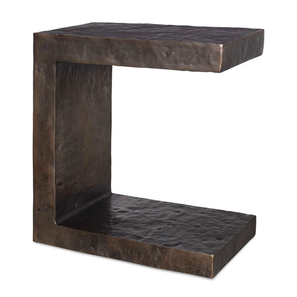 American Home Furniture Uttermost Obra Bronze Outdoor Side Table