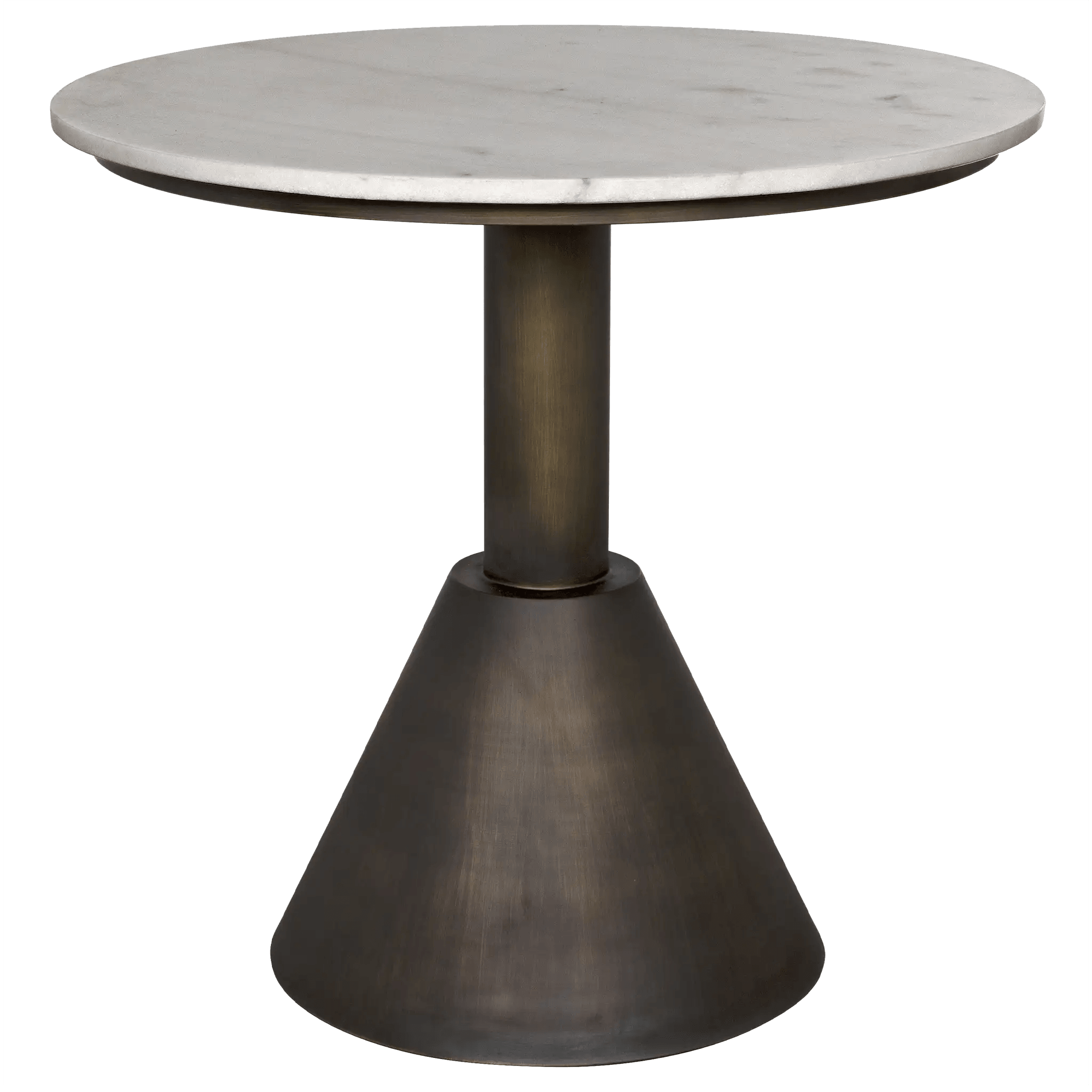 Buy Noir Joseph Side Table Aged Brass GTAB982AB - American Home Furniture
