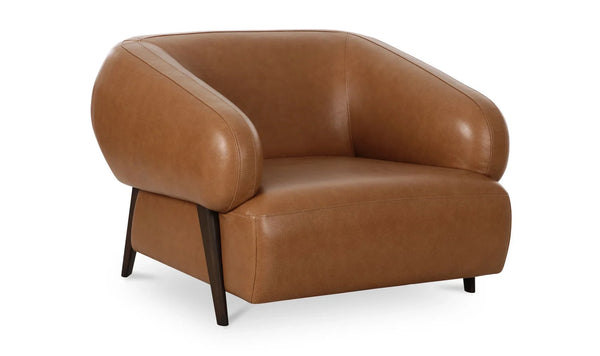 Moe's Home Collection - Devlin Lounge Chair Tan Leather - OA-1061-40 ...